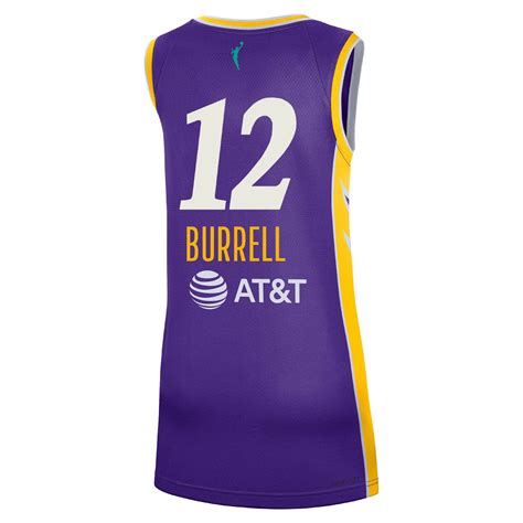 La Sparks Rae Burrell Nike Purple Explorer Jersey Team La Store