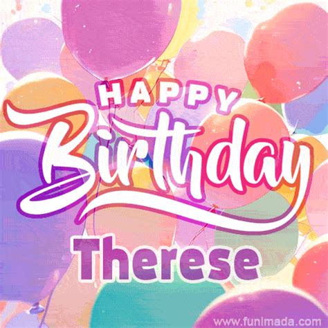 Happy Birthday Therese S For Her Download On