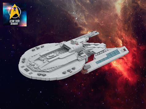 Lego Moc Uss Titan Ncc 80102 By Deansbrickdesigns Rebrickable Build