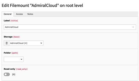 Filemount Admiral Cloud Connector Main Documentation