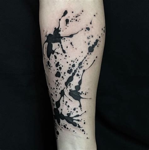 Splatter Art Tattoo
