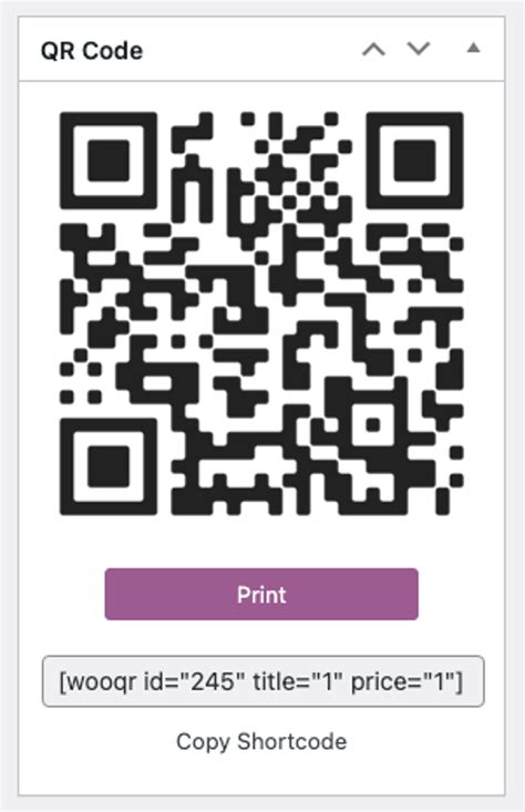 Wordpress 용 Qr Code Woocommerce 다운로드