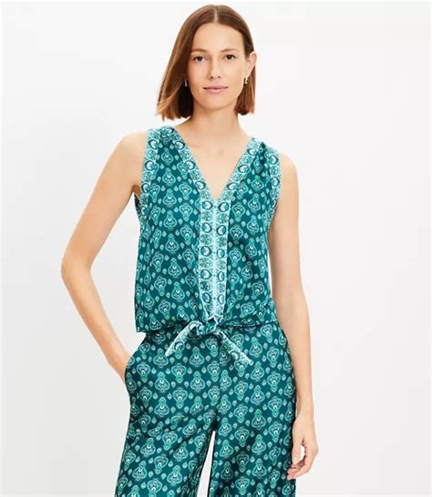 Tie Front Blouses Loft