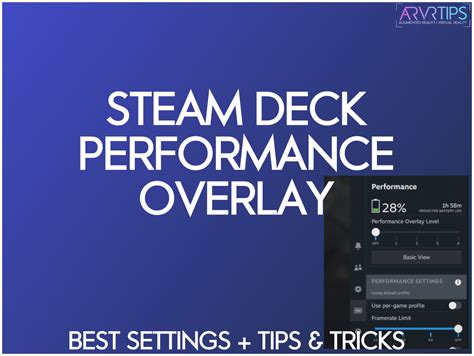 Steam Deck Performance Overlay How To Use Tips And Tricks