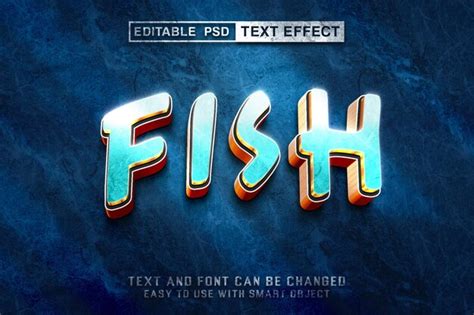 Fish Text Psd 23000 High Quality Free Psd Templates For Download