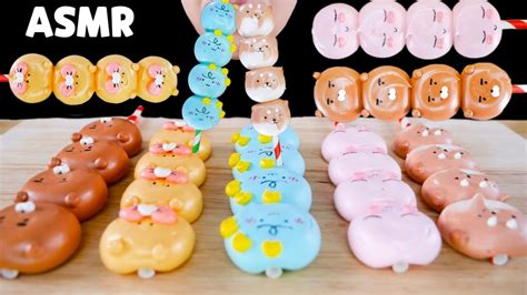 Asmr Mukbang Meringue Cookies Asmr Character Meringue 머랭쿠키 먹방 캐릭터머랭쿠키