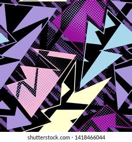 Hand Drawn Seamless Ink Pattern Abstract Stock Vector Royalty Free Shutterstock