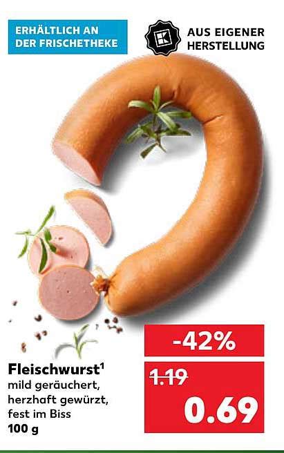 Fleischwurst Angebot Bei Kaufland