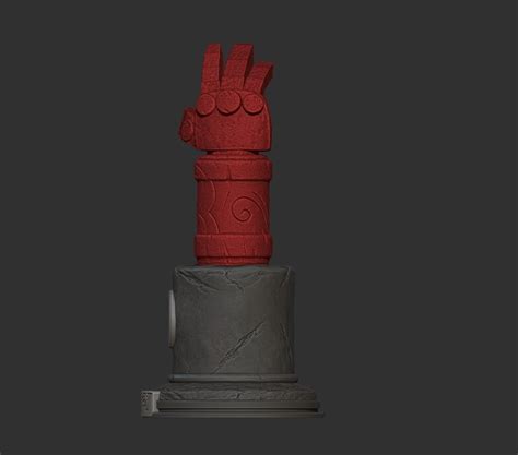 Artstation Hellboy Hand Of Doom 3d Print Model Resources