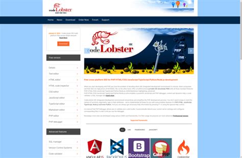Codelobster Ide Free Integrated Development Environment For