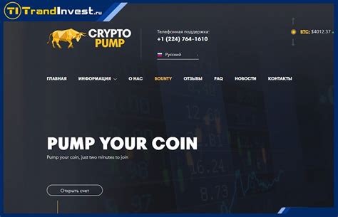 Crypto Pump отзывы и обзор среднедоходного перспективного проекта