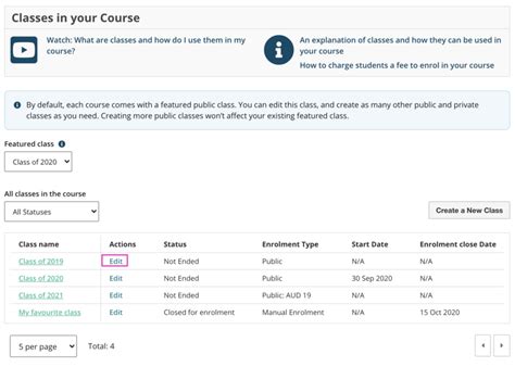 How Do I Set Up A Private Access Code Class Classes Openlearning Help Community