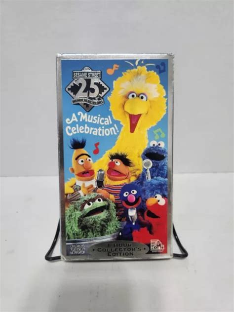 Sesame Streets 25th Birthday A Musical Celebration Vhs 1993 £826