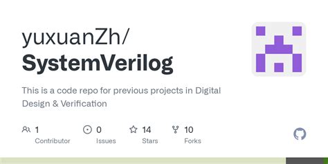Github Yuxuanzhsystemverilog This Is A Code Repo For Previous Projects In Digital Design