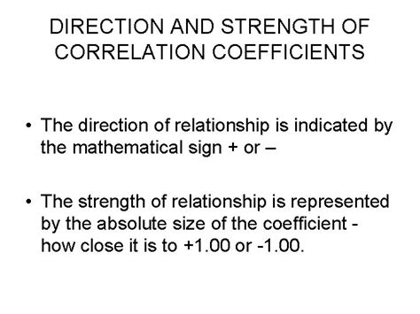 Correlation The Degree Of Relationship Between Variables Correlation