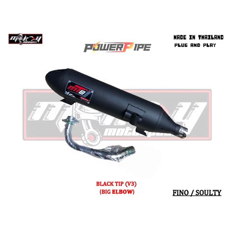 MT8 EXHAUST PIPE FOR SOULTY FINO ARM TAMBUTSO Shopee Philippines