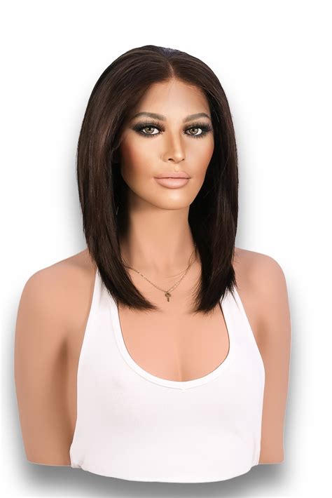 Sarah L 16” Lace Ear Tabs Stackedhair