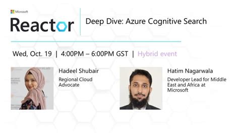 Sheker Kamma On Linkedin Deep Dive Azure Cognitive Search