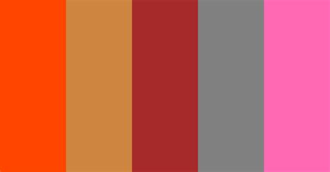 Coral Fall Crimson Monochromatic Aesthetic Zombie Color Palettes