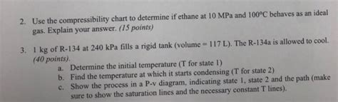 Solved 2 Use The Compressibility Chart To Determine If