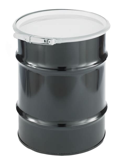 10 Gal Steel Un Rated Drums Lever Lock Ring Lid Berlin
