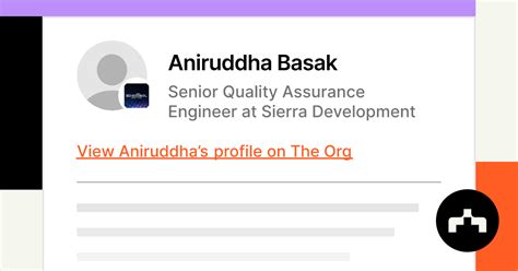 Aniruddha Basak Senior Quality Assurance Engineer At Sierra Development The Org