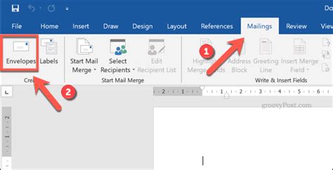 How To Create And Print Envelopes In Microsoft Word