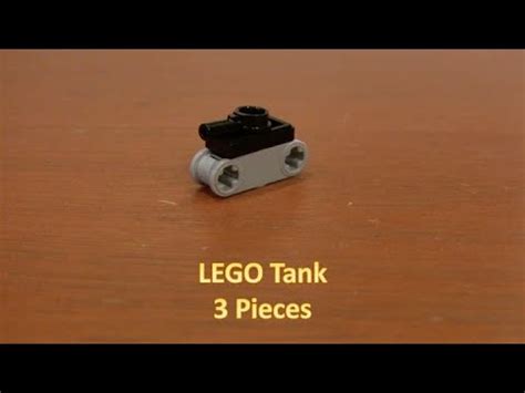 How To Build A Mini LEGO Tank With 3 Pieces YouTube