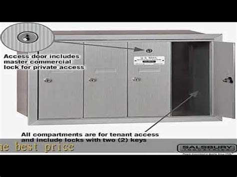 Salsbury Industries 3504arp Recessed Mounted Vertical Mailbox With