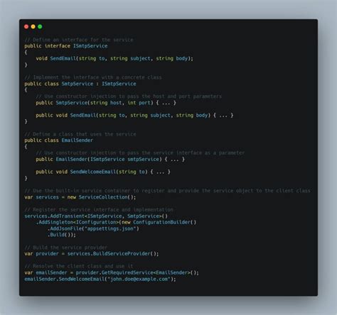 Zeyad Elmahdy On Linkedin Dependencyinjection Solid Softwaredesign