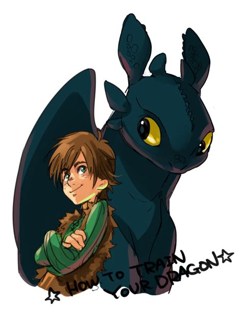 Hiccup And Toothless By Umintsu Rhttyd