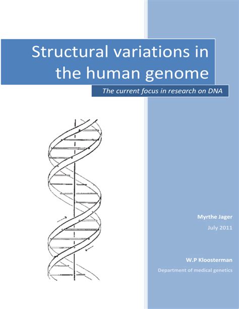 Structural Variations In The Human Genome
