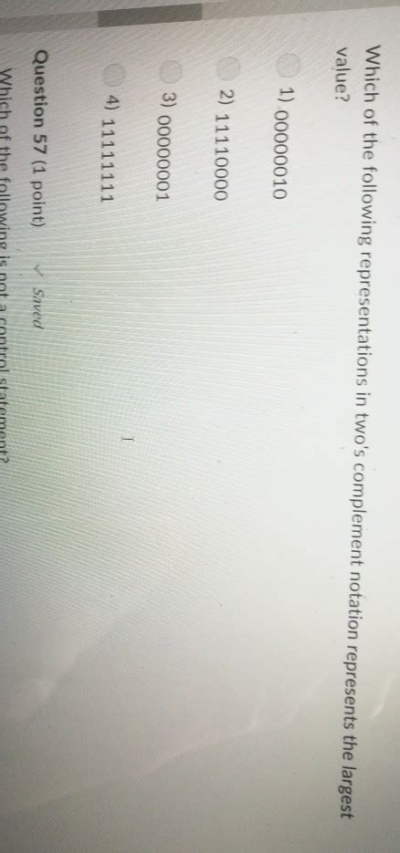Solved Which Of The Following Representations In Two S Chegg