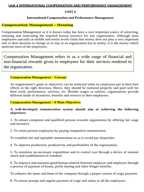 Unit Iv Ihrm Cp 104 Pdf