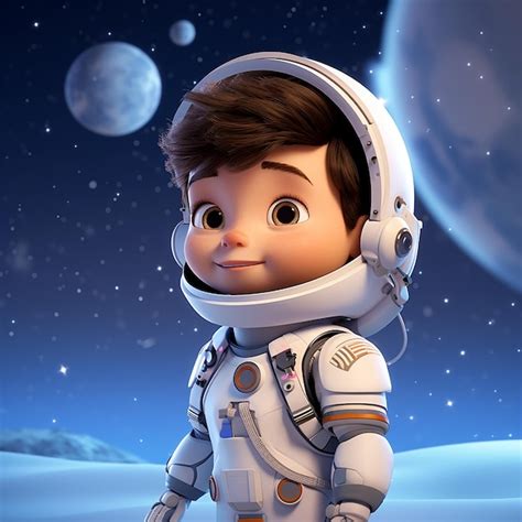 Premium Photo 3d Animation Pixar Character Portrait Of A Cute