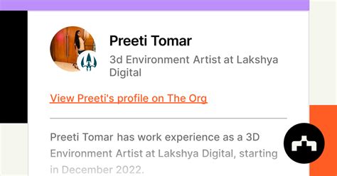 Preeti Tomar 3d Environment Artist At Lakshya Digital The Org