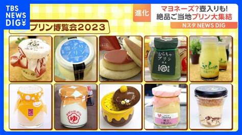 “マヨネーズプリン”に“どら焼きプリン”？ 驚きの進化を遂げたご当地プリンが、全国から大集結！｜tbs News Dig │ 【気ままに】ニュース速報