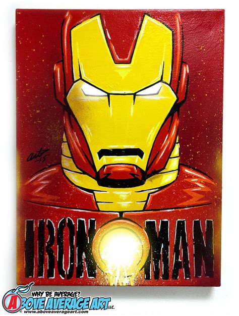 Iron Man Stencil