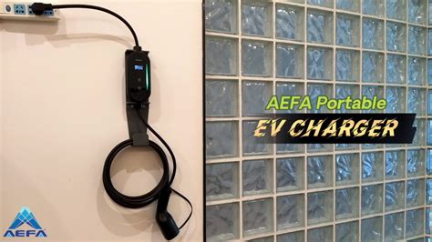 Ev Charger A Phase Type European Plug Uk Connector Portable Ev Charger With Temperature