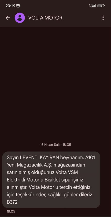 Volta Volta Vsm Elektrikli Bisiklet Arka Lastik Sürekli İniyor Şikayetvar