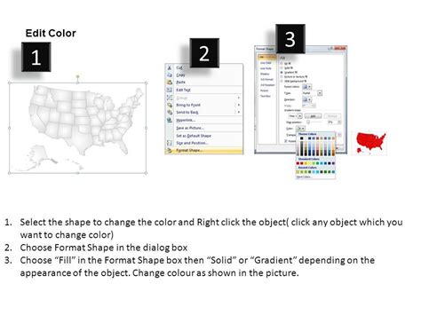 United States Country Powerpoint Maps Powerpoint Slide Templates