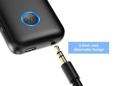 Ymoo Bluetooth Audioadapter 5 3 Transmitter Empfänger 3 5 Mm