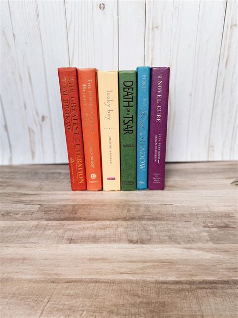 Rainbow Book Set Rainbow Book Stack Beautiful Book Stack Rainbow