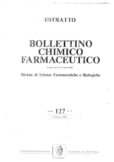 Pdf [bioequivalence Of Two Oral Formulations Of Cisapride]