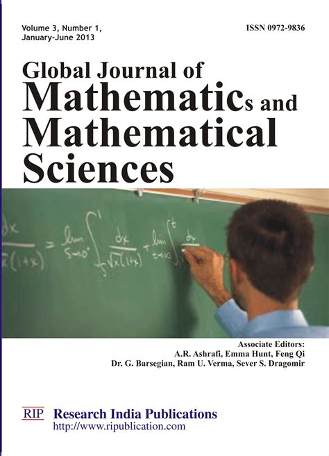 Gjmms Global Journal Of Mathematics And Mathematical Sciences
