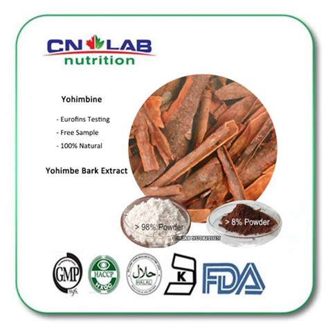Wholesale Pure Yohimbe Bark Extract Powder Hcl Yohimbine Hydrochloride