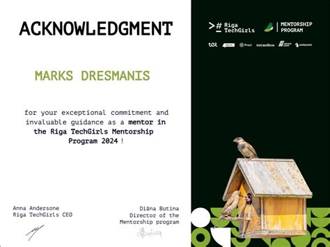 Thank You Riga Techgirls For A New Experience Marks Dresmanis