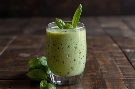 Refreshing Sweet Lassi With Basil Seeds Premium Ai Generated Image