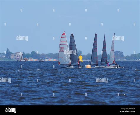 Sheerness Kent Uk 5th May 2024 Blaze Class Sailing Dinghy Eastern