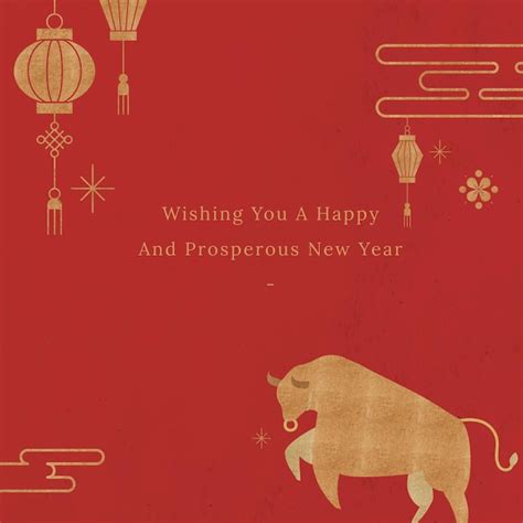 Premium Vector Chinese New Year Vector Editable Greeting Social Media